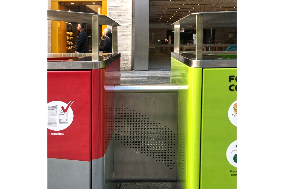 Rundle Mall Waste Stream Bins - Spark